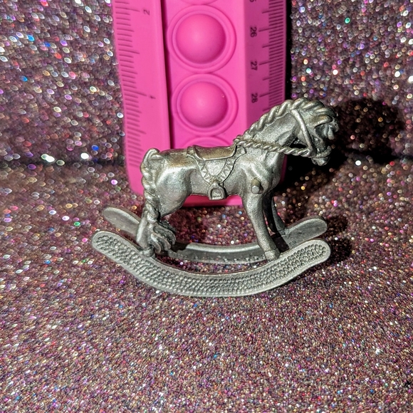 Spoontiques | Art | Spoontiques Pewter Rocking Horse 982 Vintage ...